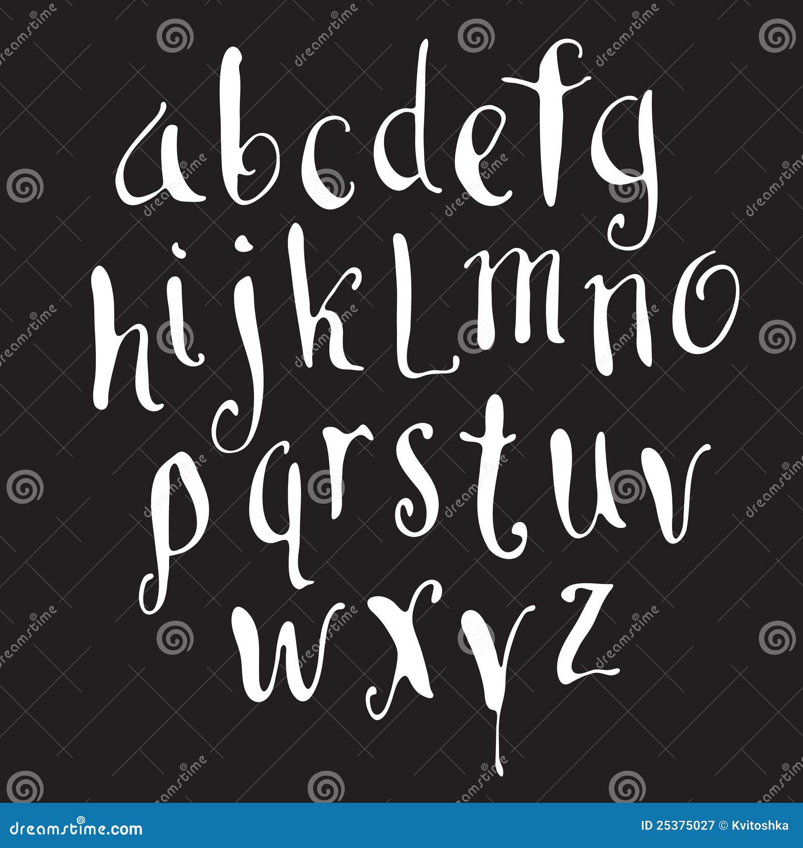 Calligraphy Alphabet Stock Image | CartoonDealer.com #25375027