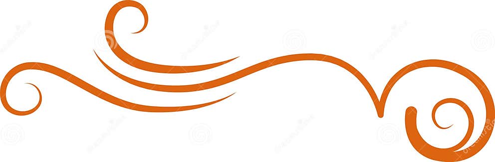 Calligraphy Curve Line stock illustration. Illustration of calligraphy ...