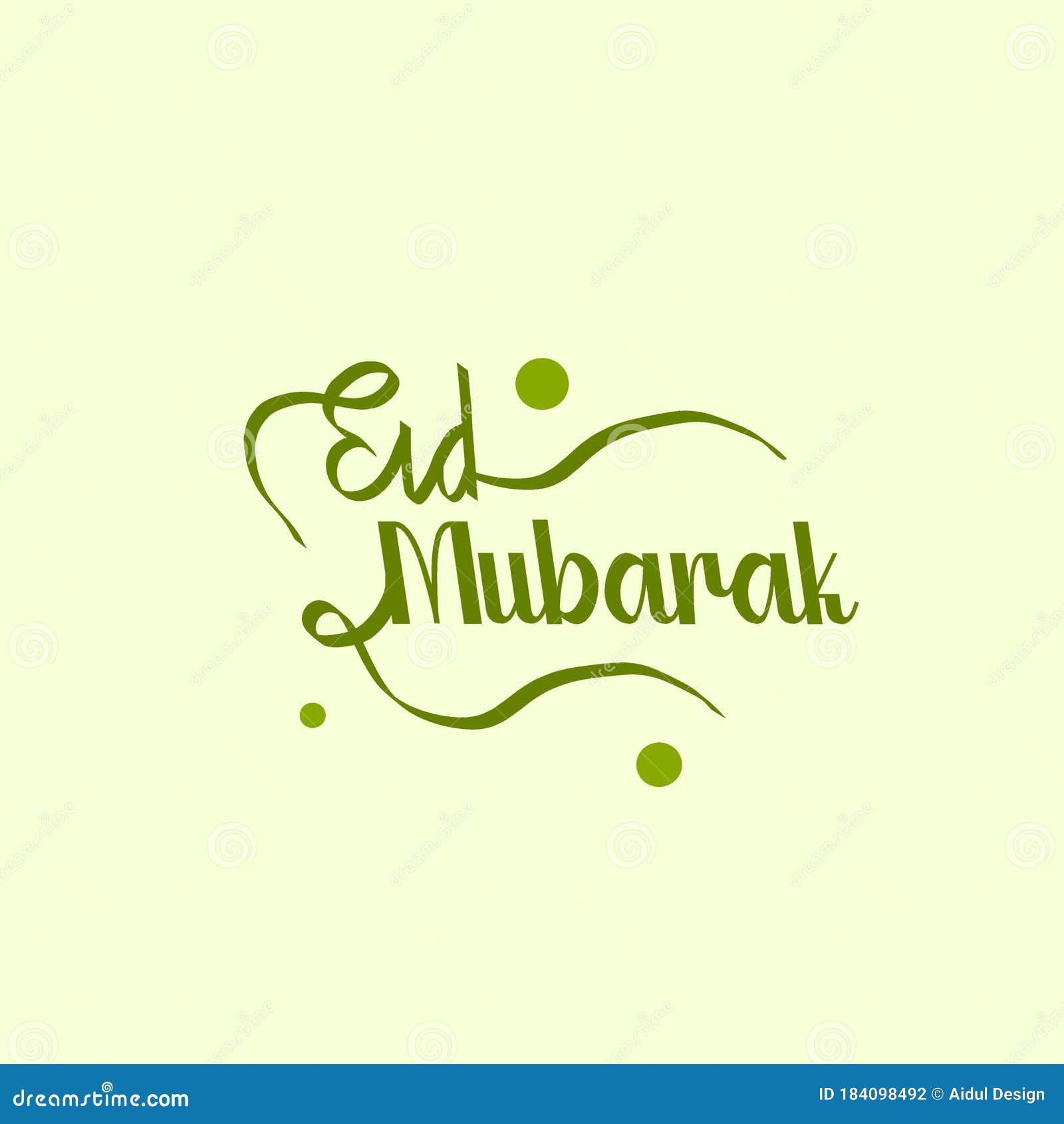 Calligraphy Eid Mubarak Vector Stock Vector - Illustration of arabesque ...