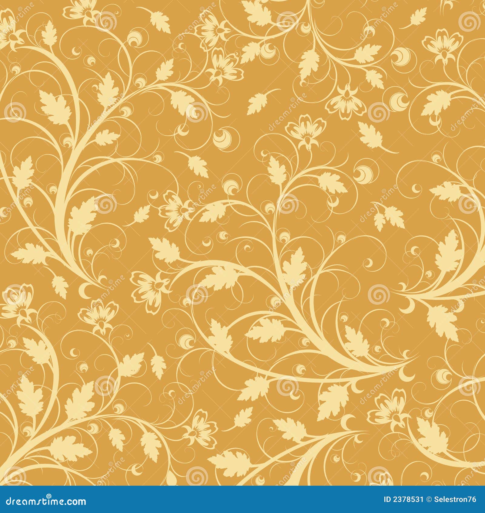 Calligraphy Flowers Wallpaper Stock Vector - Illustration of pretty ...