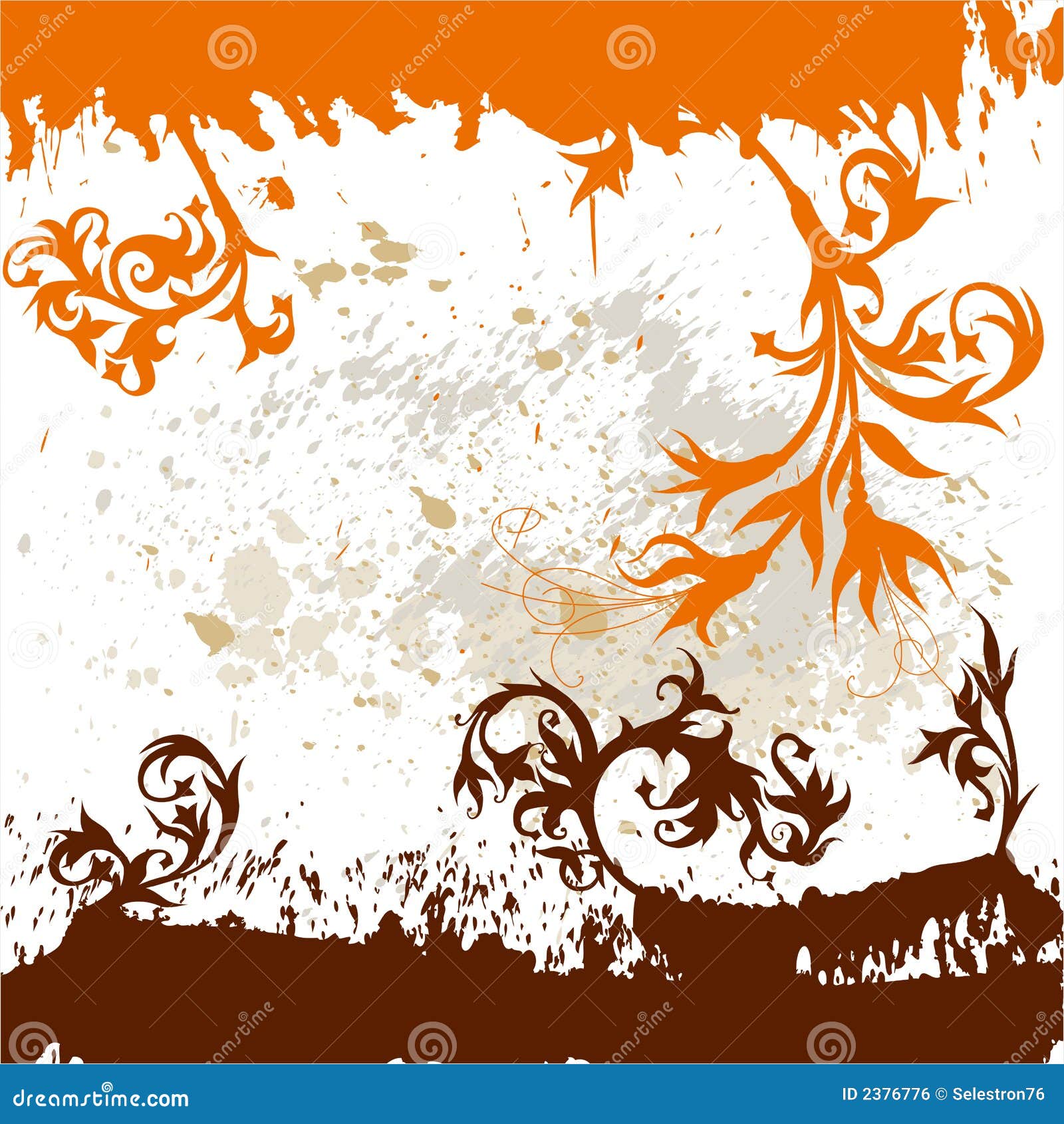 Calligraphy Grunge Background Stock Vector - Illustration of floral ...