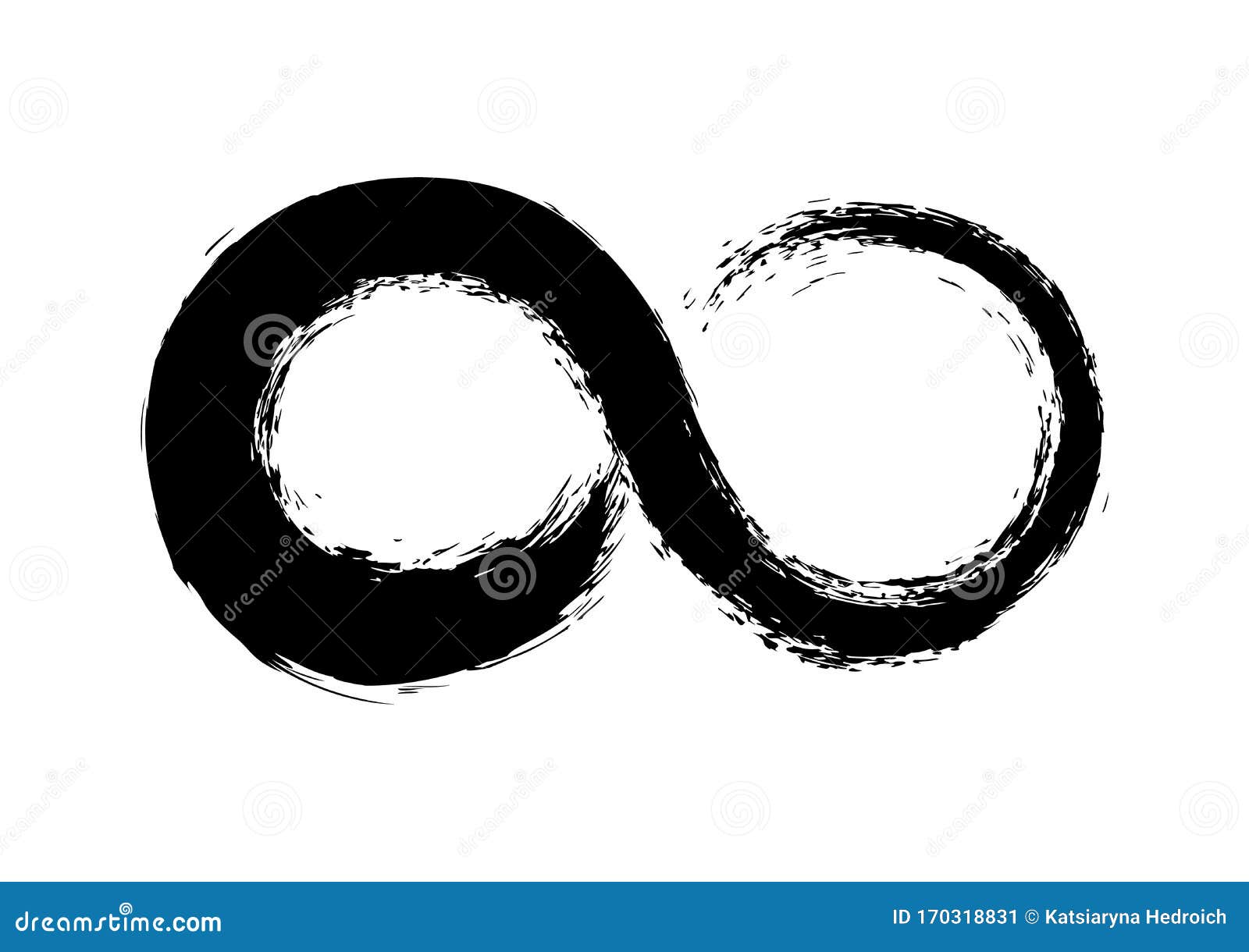 Calligraphy Ink of Infinity. Vector Illustration. Good for Home ...