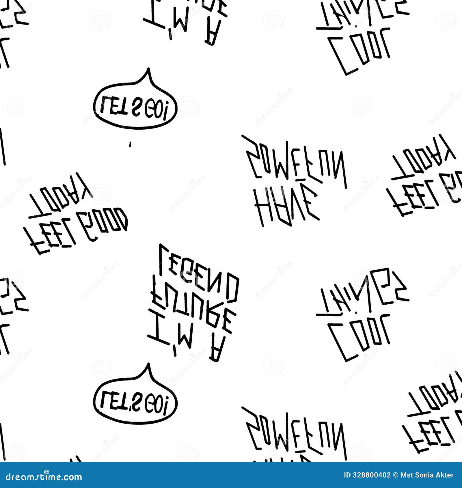 Calligraphy Letters in a Seamless Pattern on a Beige Background Stock ...