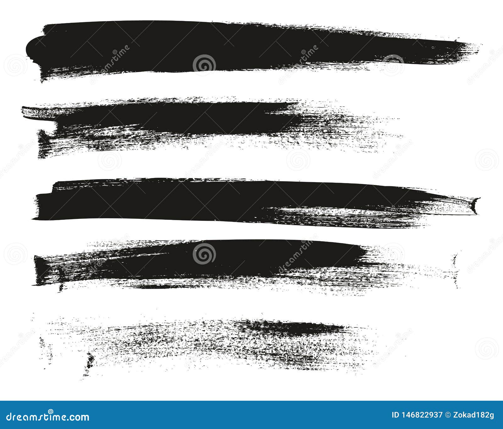 Calligraphy Paint Thin Brush Background High Detail Abstract Vector ...