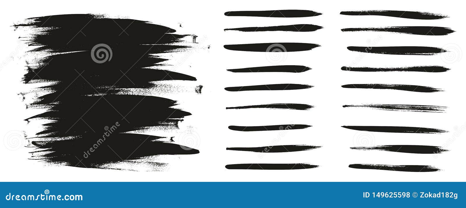 Calligraphy Paint Thin Brush Lines & Background High Detail Abstract ...