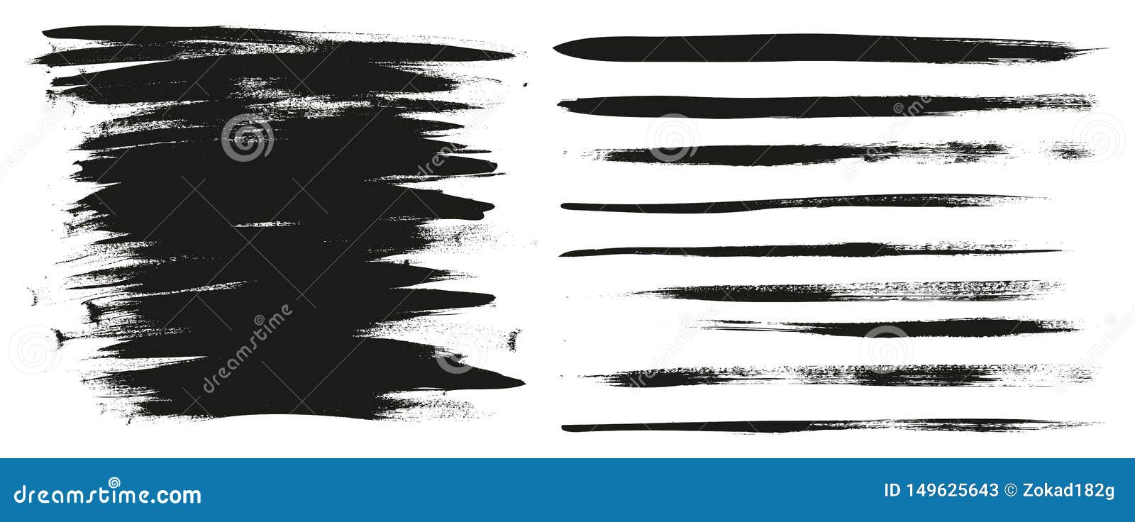 Calligraphy Paint Thin Brush Lines & Background High Detail Abstract ...