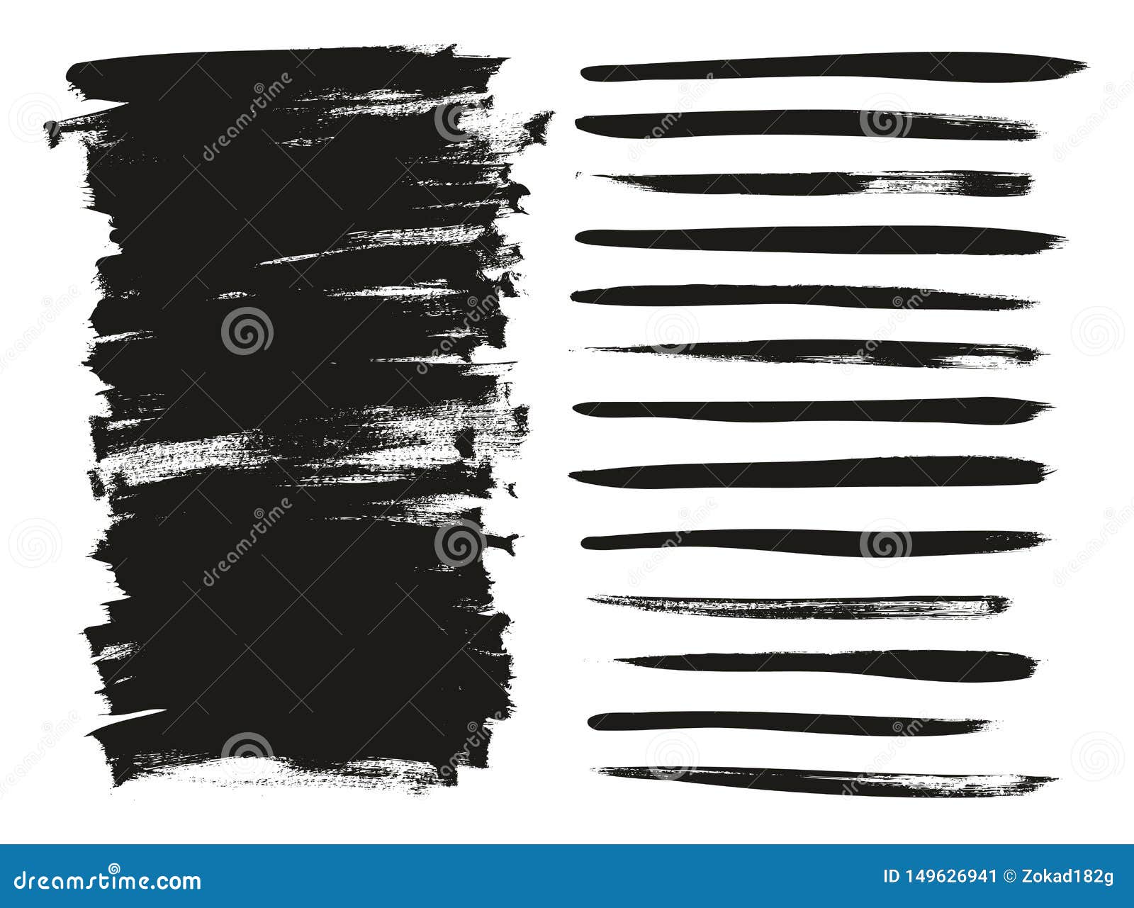 Calligraphy Paint Thin Brush Lines & Background High Detail Abstract ...