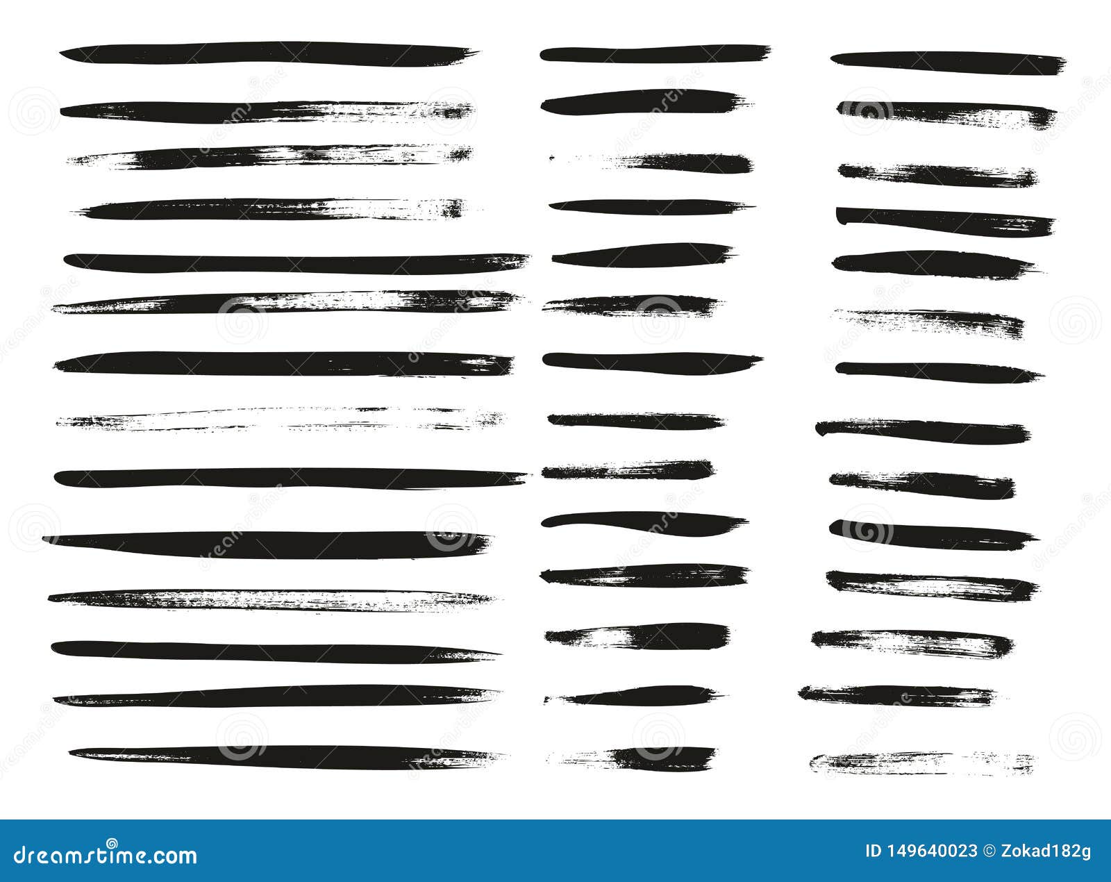 Calligraphy Paint Thin Brush Lines High Detail Abstract Vector ...