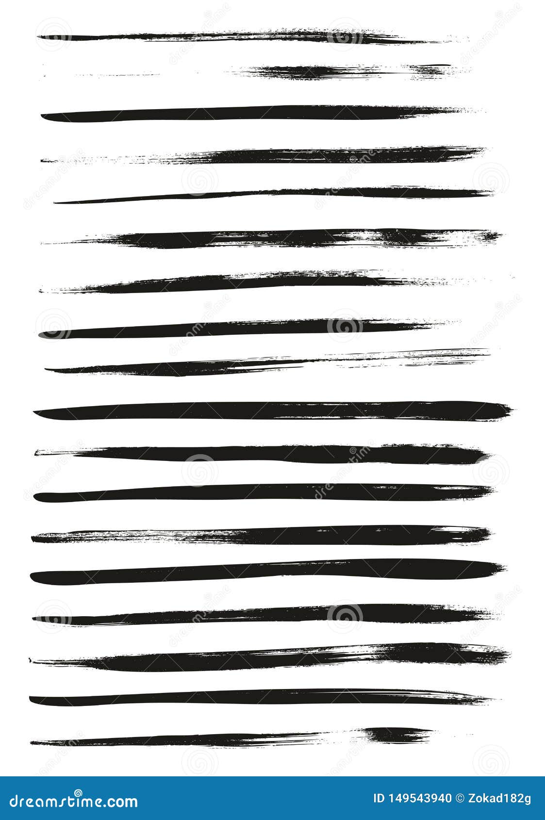 Calligraphy Paint Thin Brush Lines High Detail Abstract Vector ...