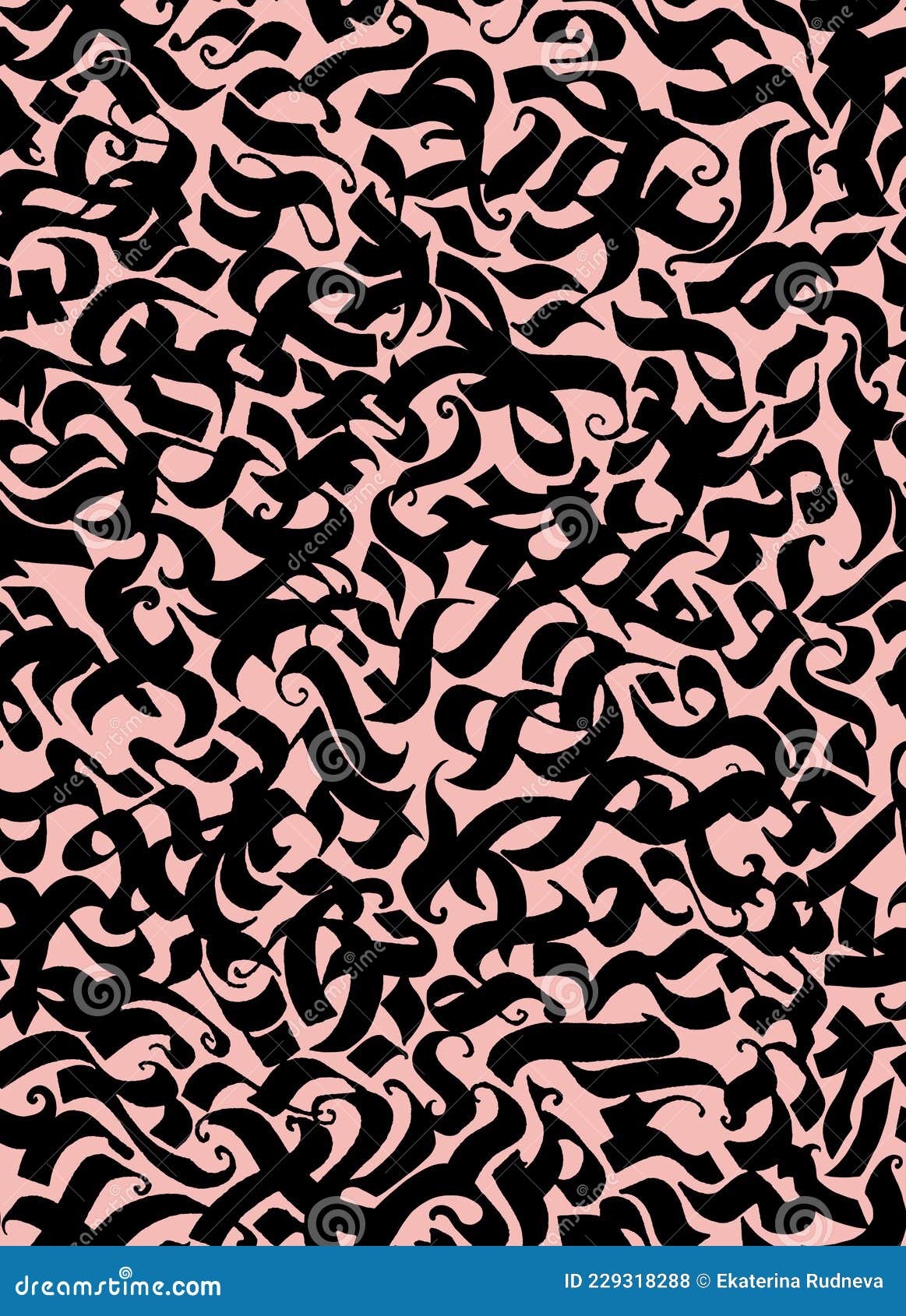 Calligraphy Pattern, Geometric Seamless Pattern for Fabric and ...