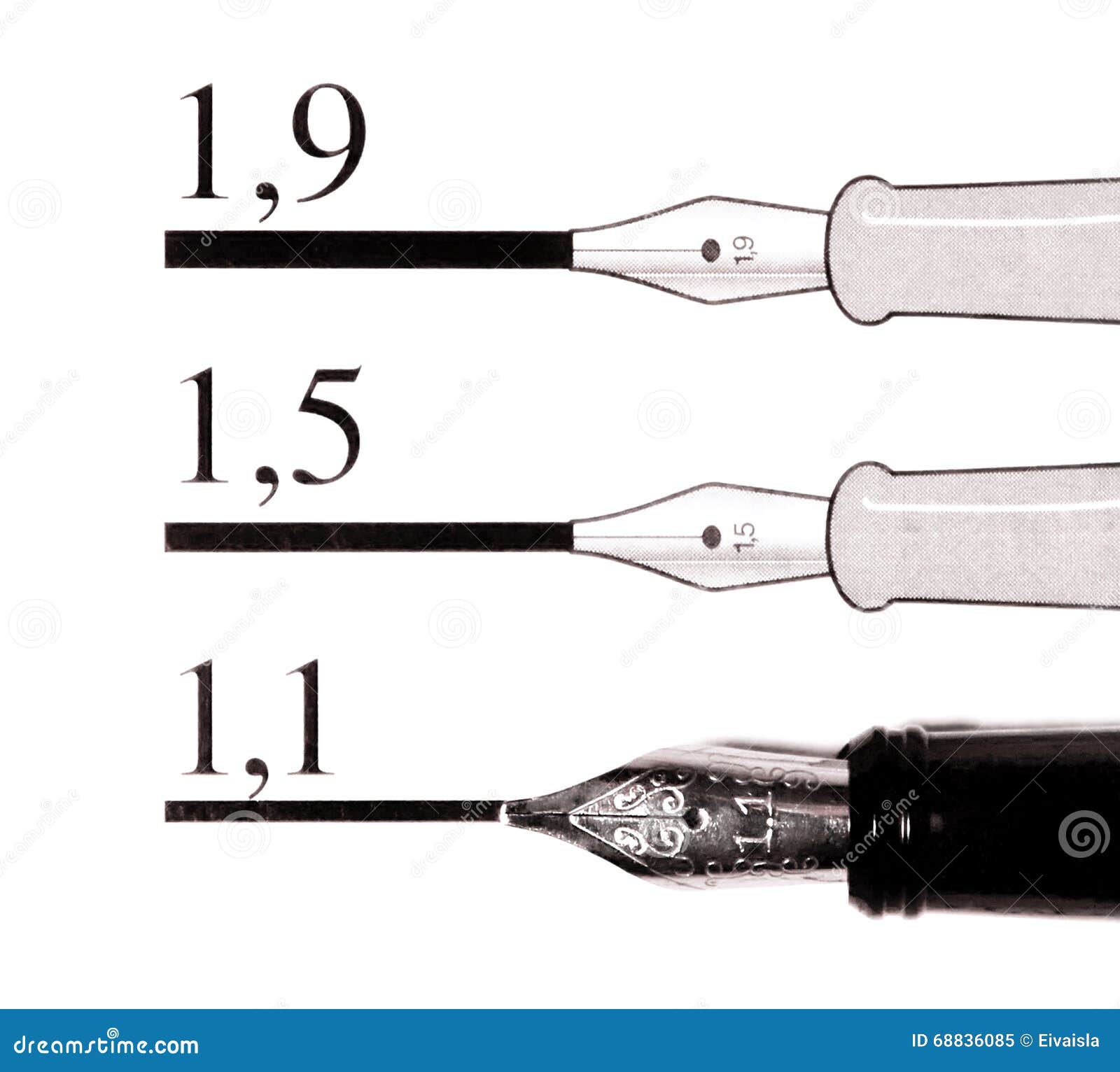 Calligraphy pen, letters stock image. Image of calligraphy - 68836085