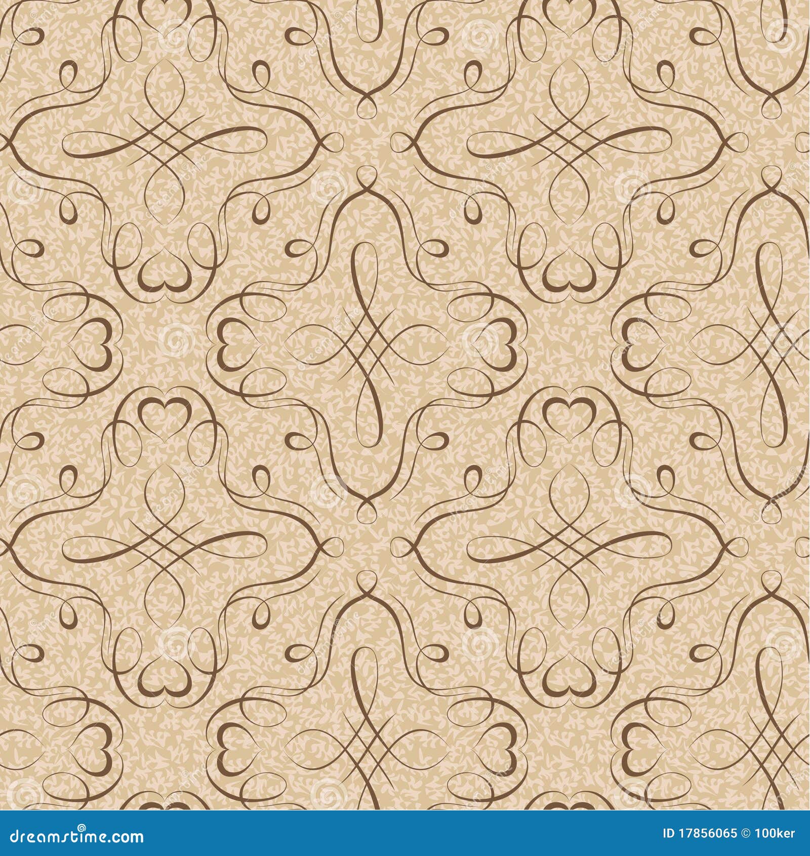 Calligraphy Penmanship Seamless Background Stock Vector - Illustration ...