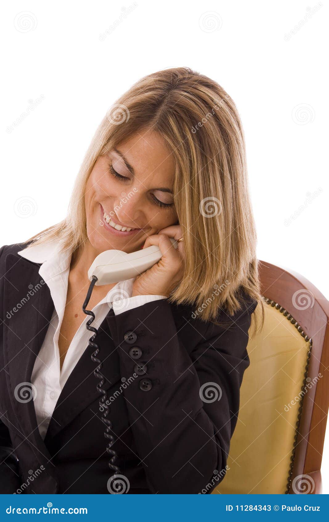 Calling stock image. Image of happy, cell, hand, lady - 11284343