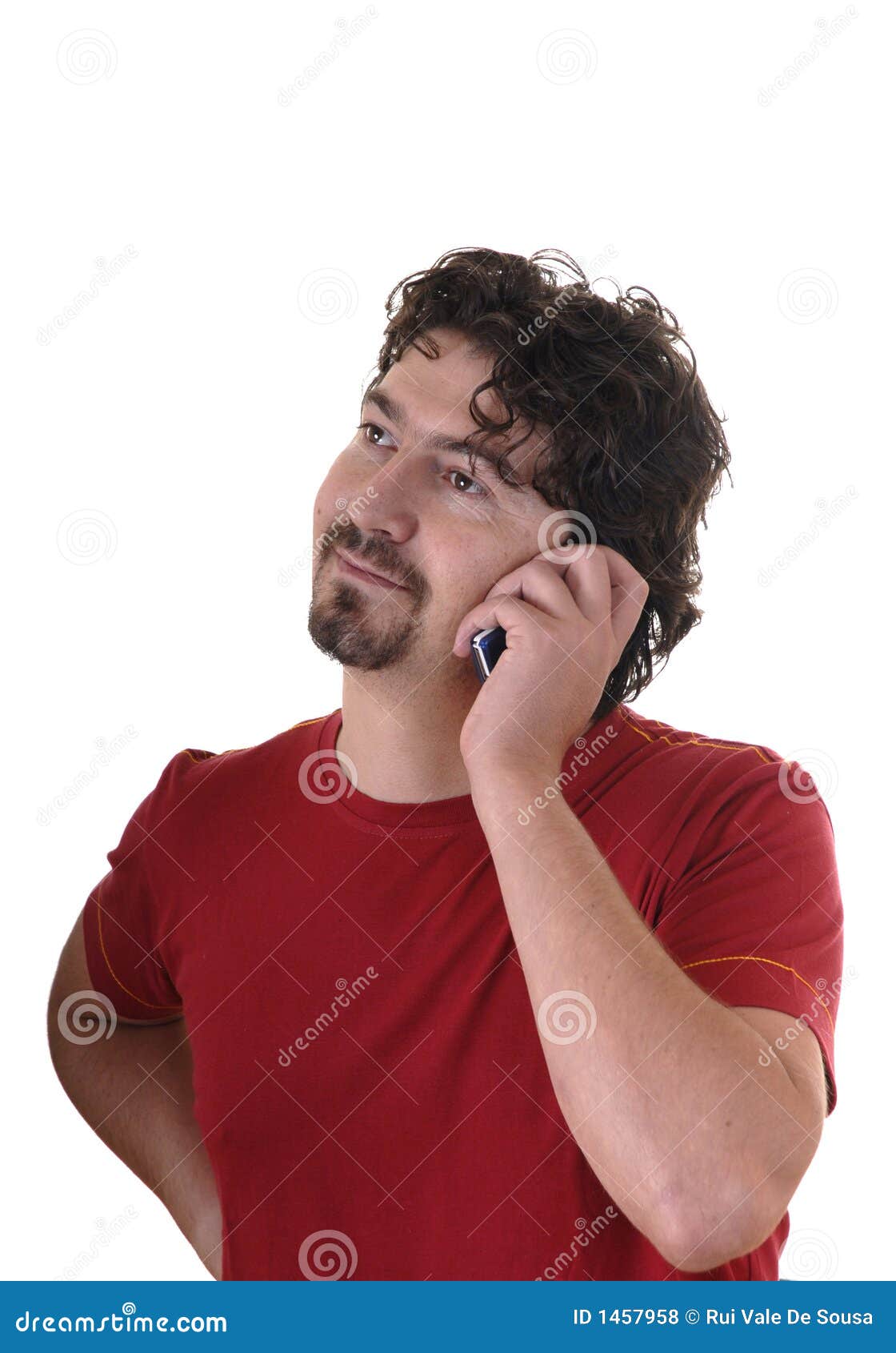 Calling stock photo. Image of wireless, expression, casual - 1457958