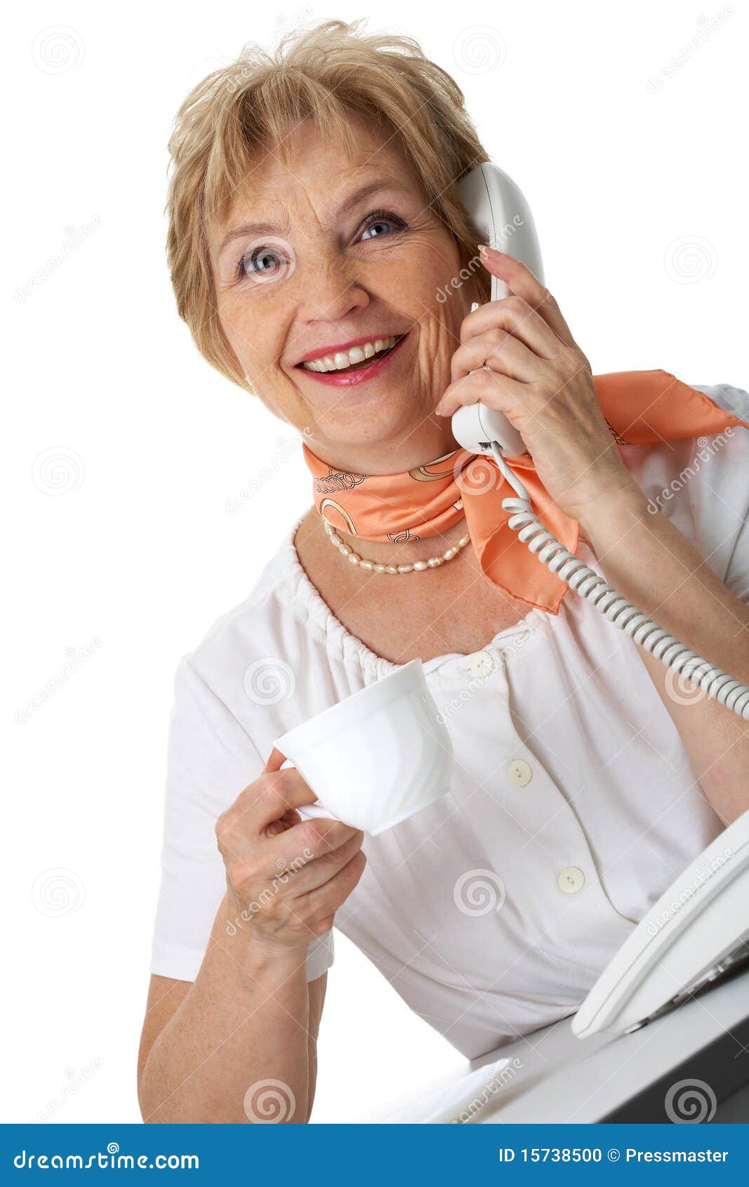 Calling stock photo. Image of elderly, charm, cheerful - 15738500