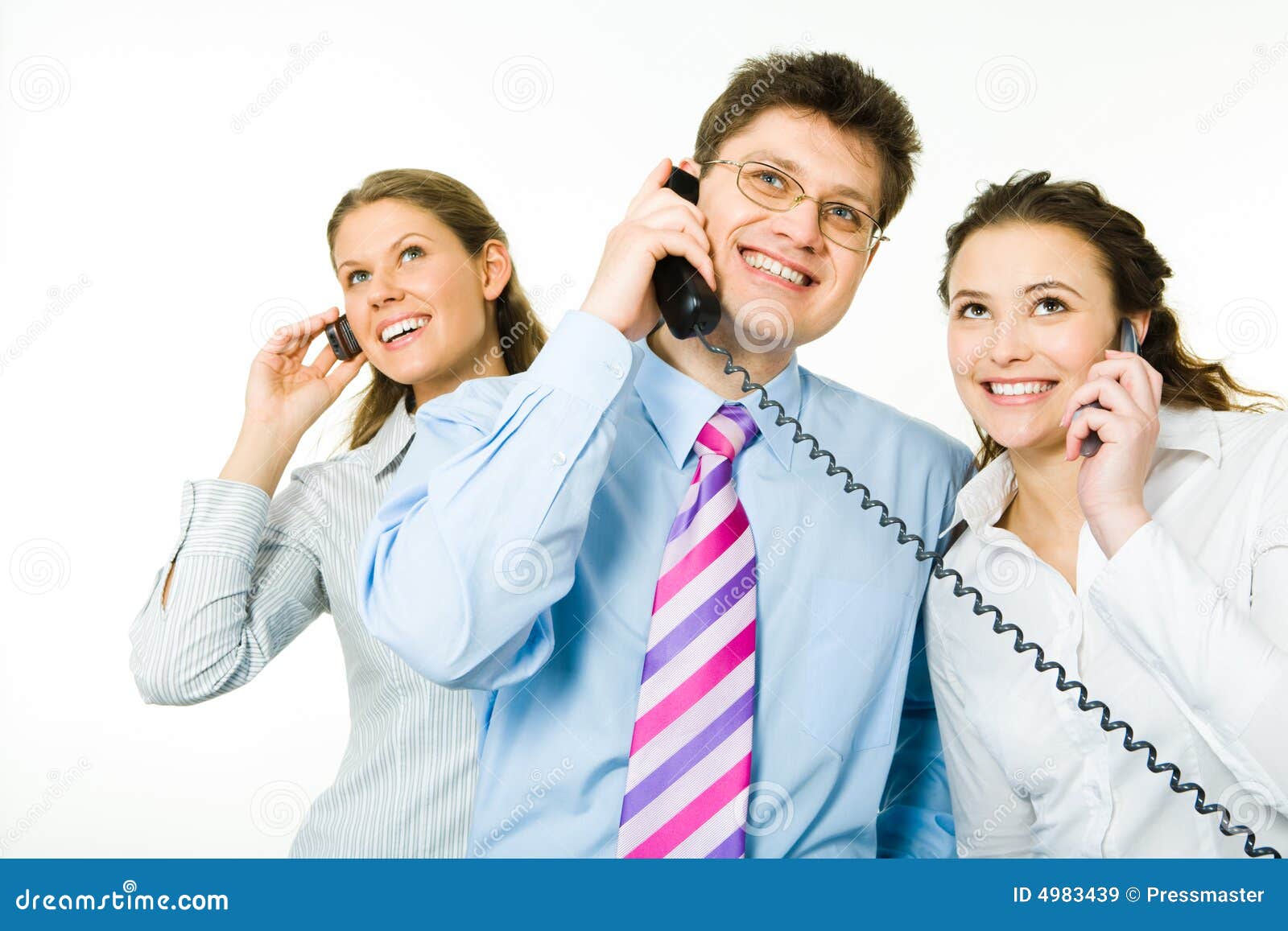 Calling stock image. Image of businesswoman, colleagues - 4983439