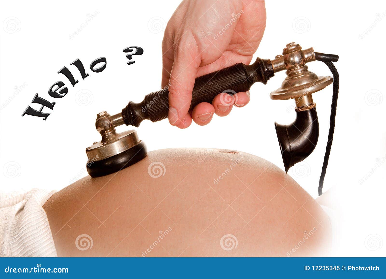 Calling the baby stock image. Image of holding, antique - 12235345