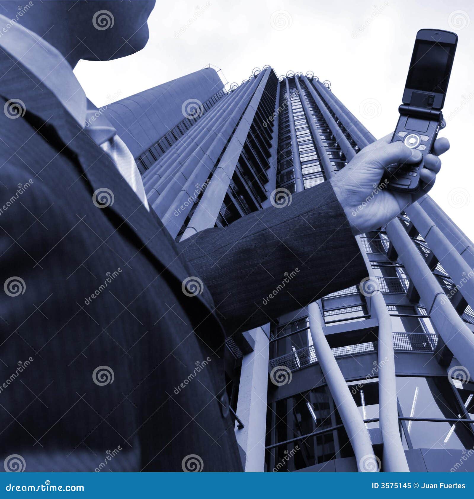 Calling the bank stock image. Image of connecting, tall - 3575145