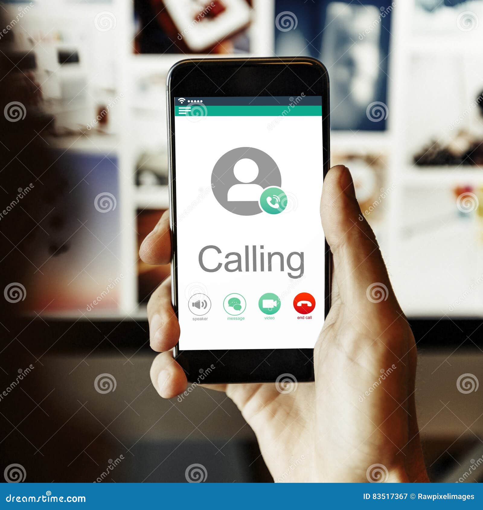 Calling Communication Connect Networking Concept Stock Image - Image of ...