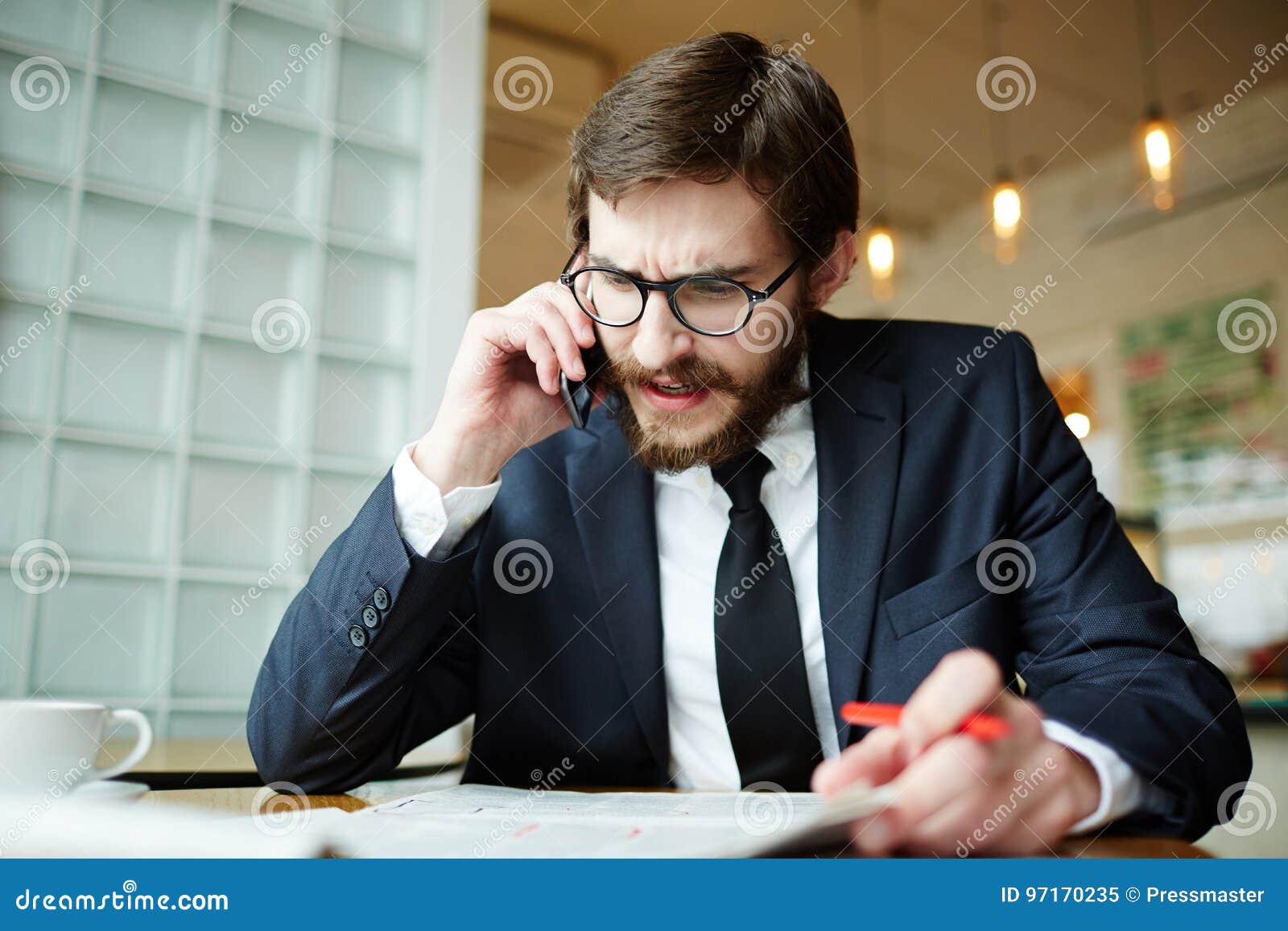 Calling employer stock image. Image of applicant, seek - 97170235