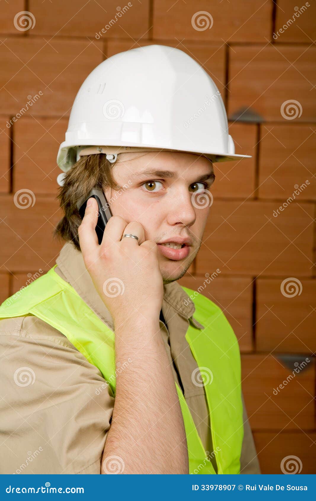 Calling stock image. Image of portrait, calling, engineer - 33978907