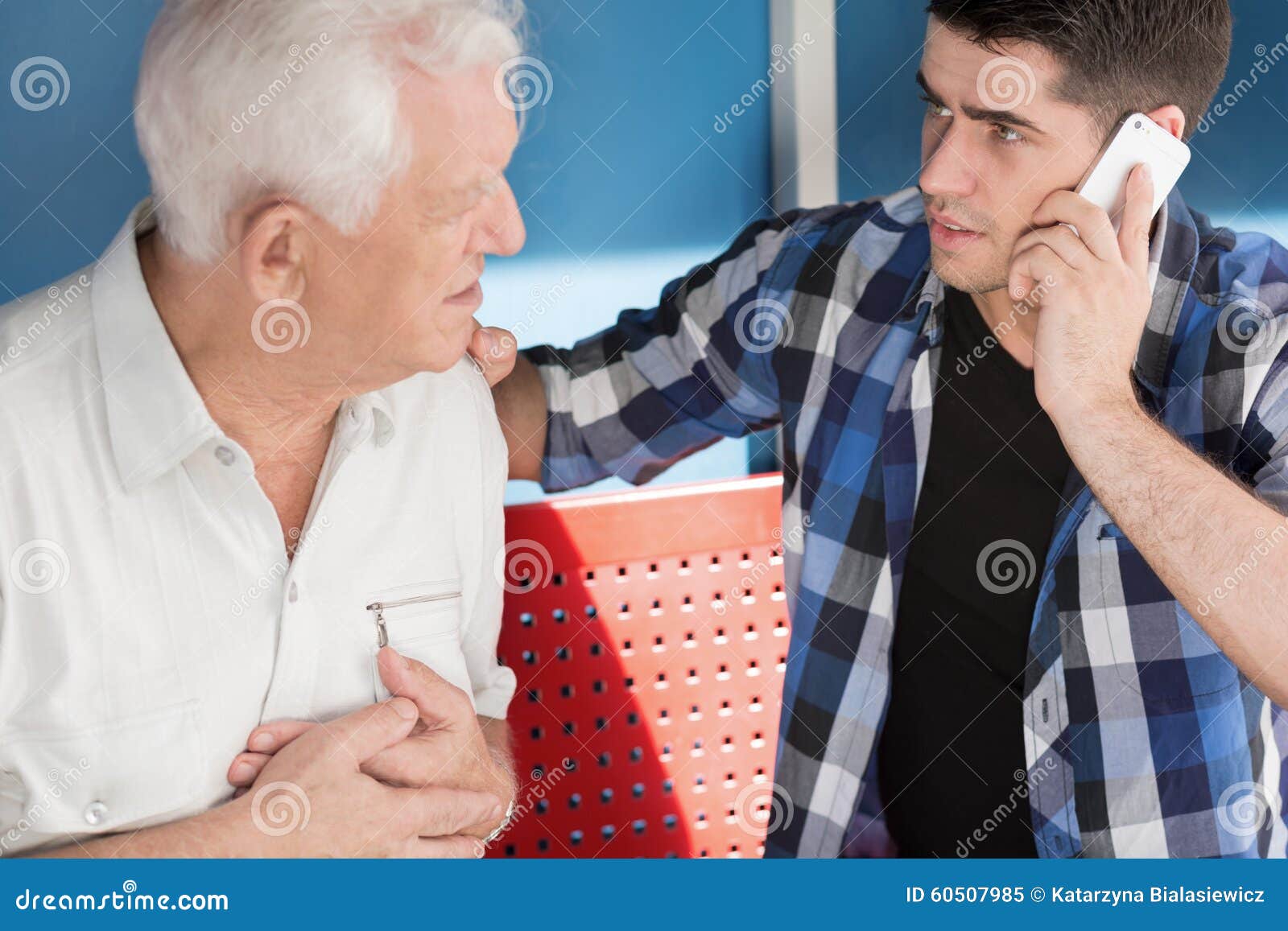 Calling for help stock image. Image of phone, elderly - 60507985