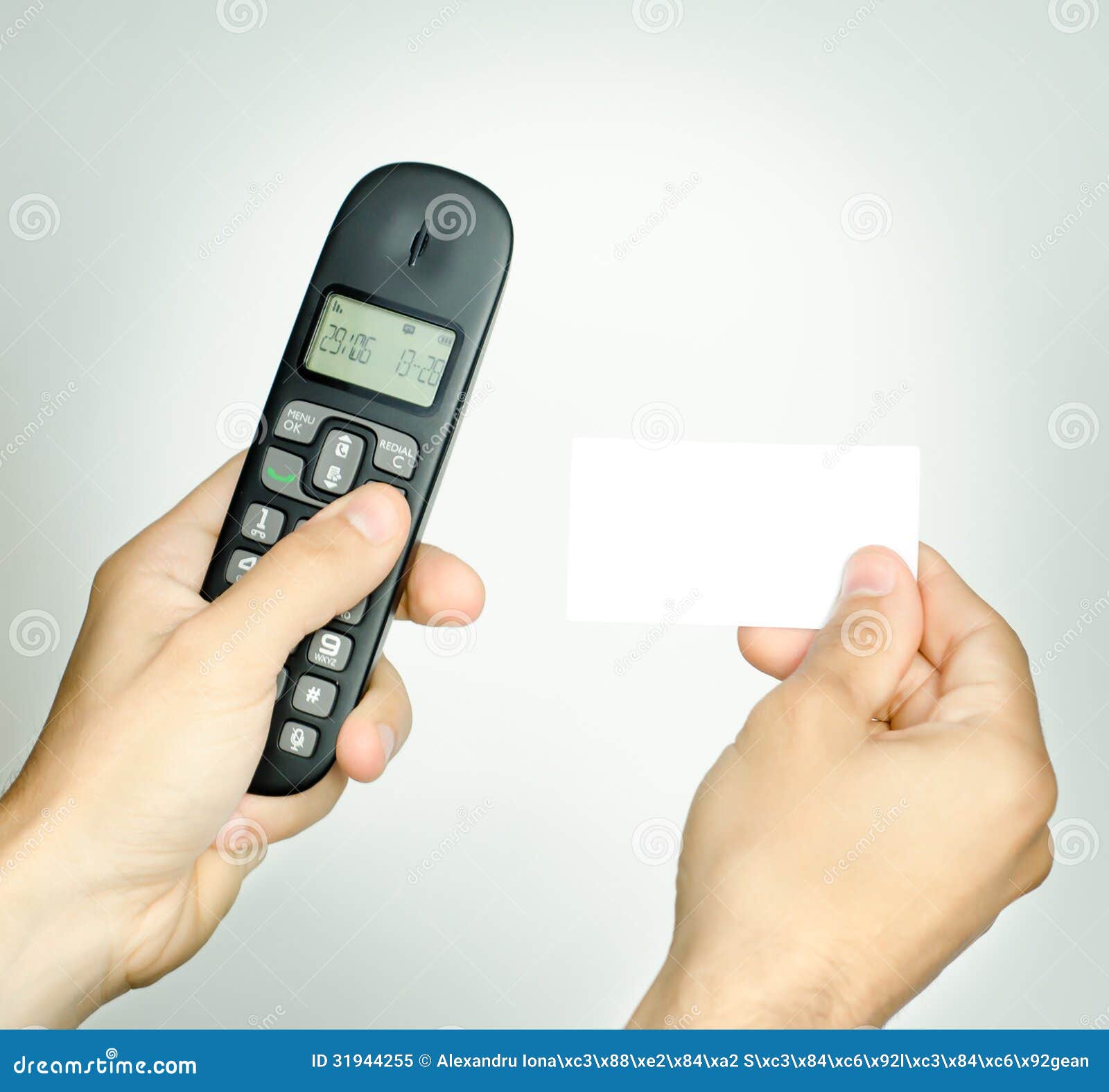 Calling a number stock image. Image of commerce, holding - 31944255