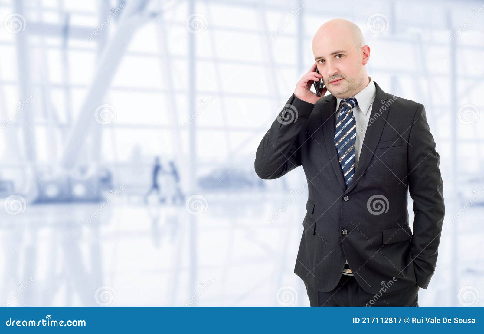 Calling at the office stock image. Image of contented - 217112817