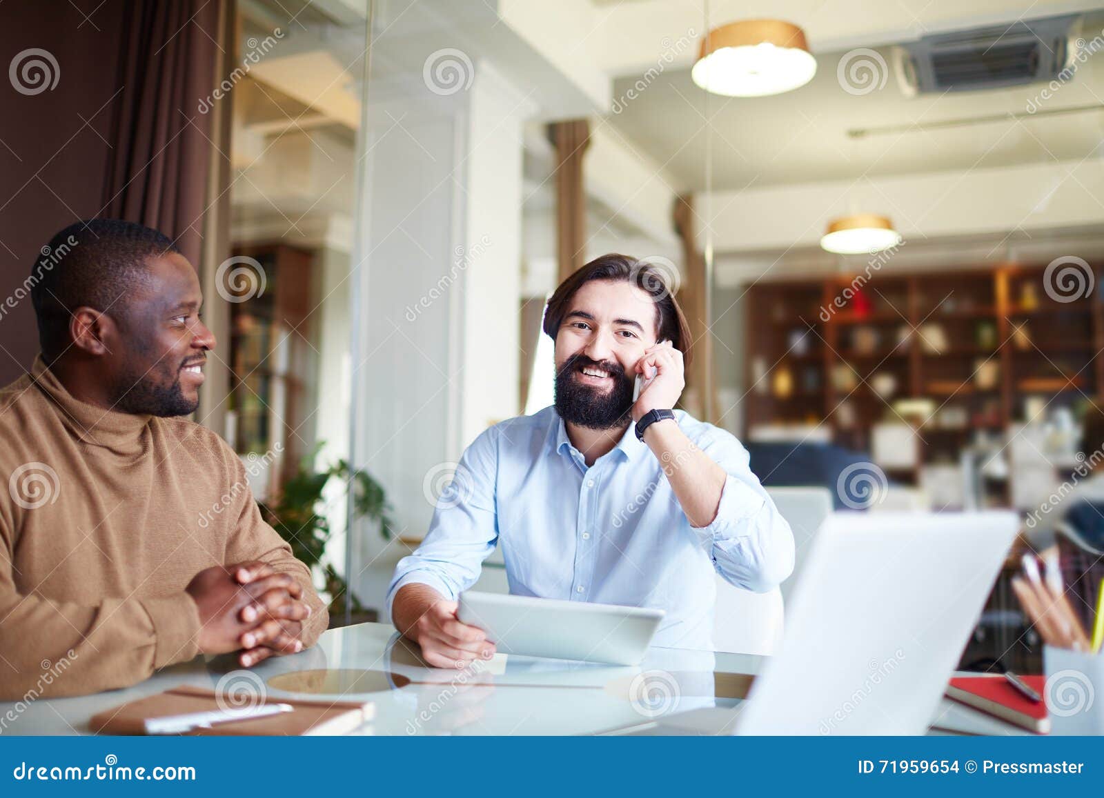 Calling in office stock photo. Image of communication - 71959654
