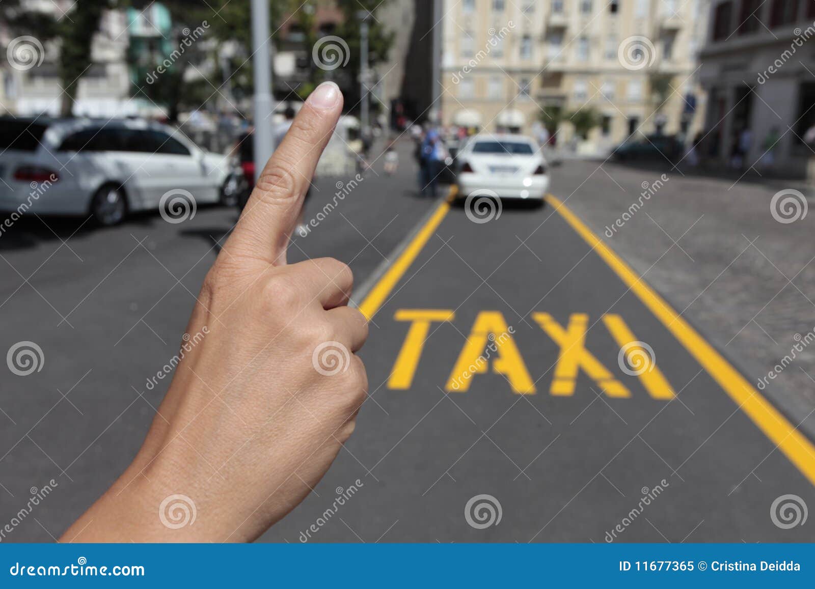 Calling a taxi stock image. Image of meter, italy, call - 11677365