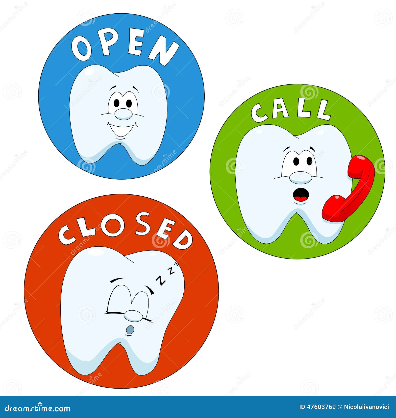 Calling teeth stock vector. Illustration of cartoon, mouth - 47603769