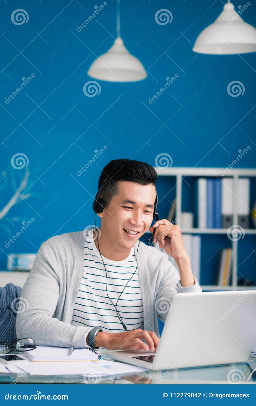 Calling to client stock photo. Image of headset, computing - 112279042