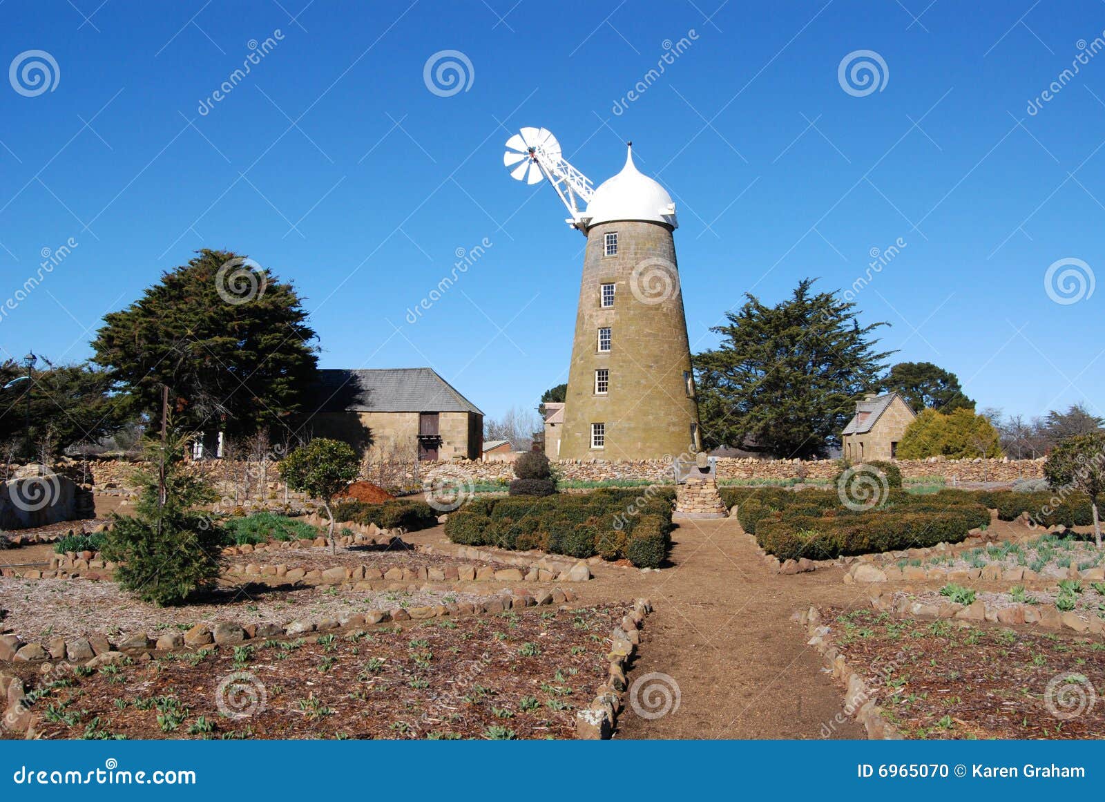 Callington Mill stock photo. Image of oatlands, millstone - 6965070