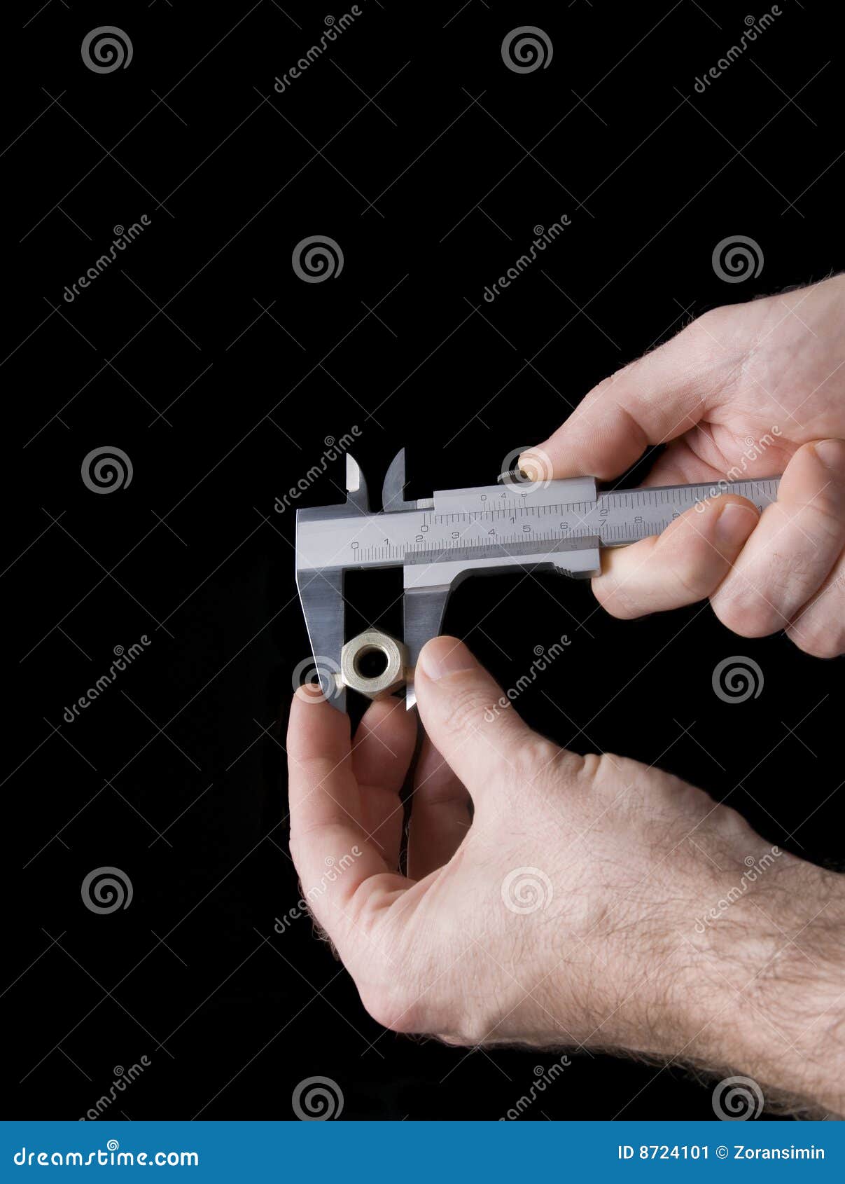 Calliper stock image. Image of white, calliper, meter - 8724101