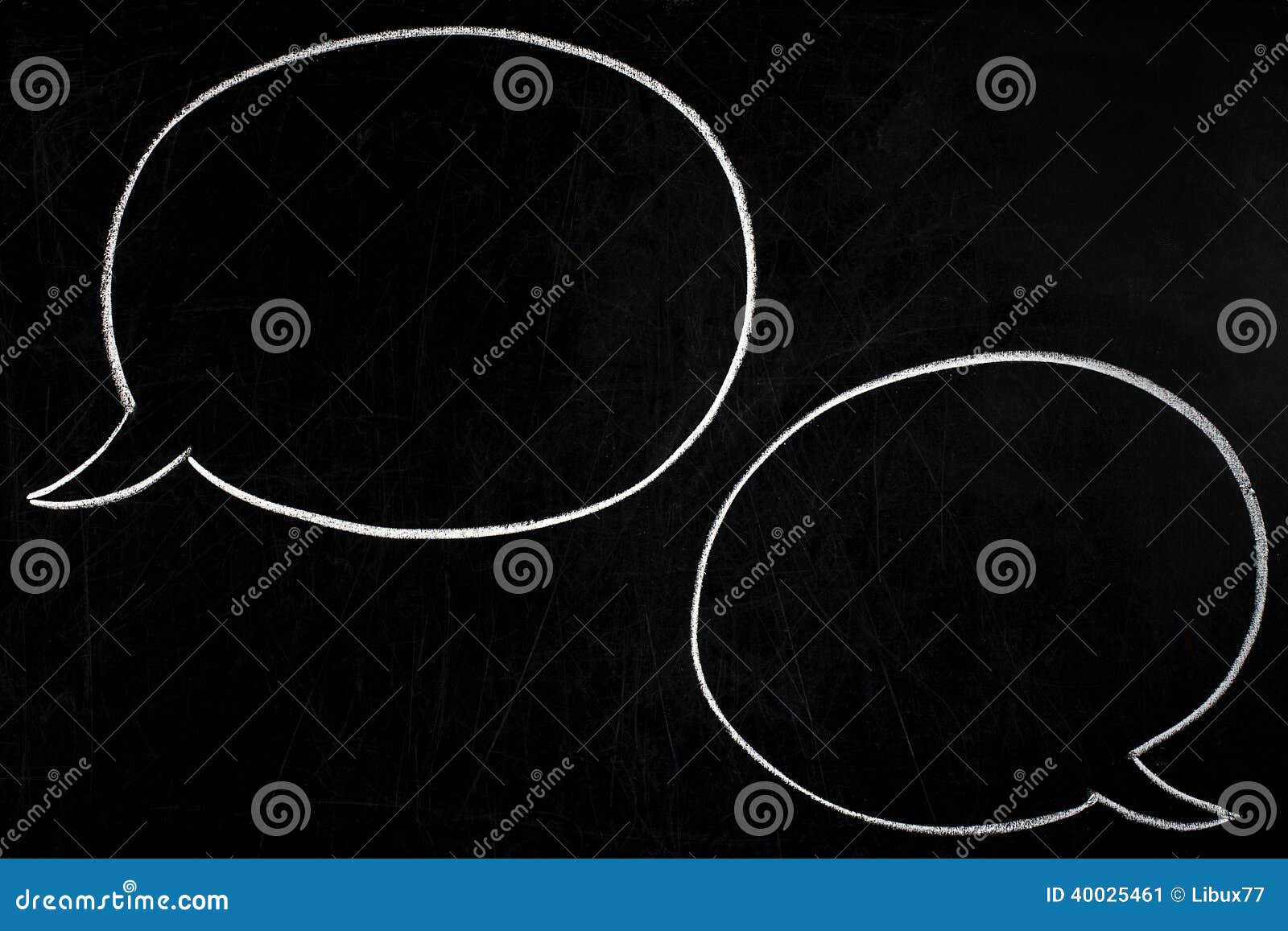 Callout Callouts Dialog Empty Blackboard Stock Image - Image of ...