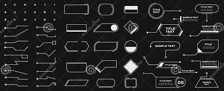 Callout Elements. Text Message Boxes with Arrows, Info Callout Banners ...