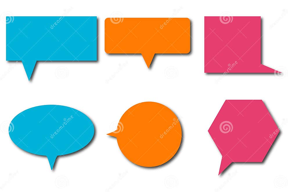 Callout with Shadow. Callout Message Stock Illustration - Illustration ...