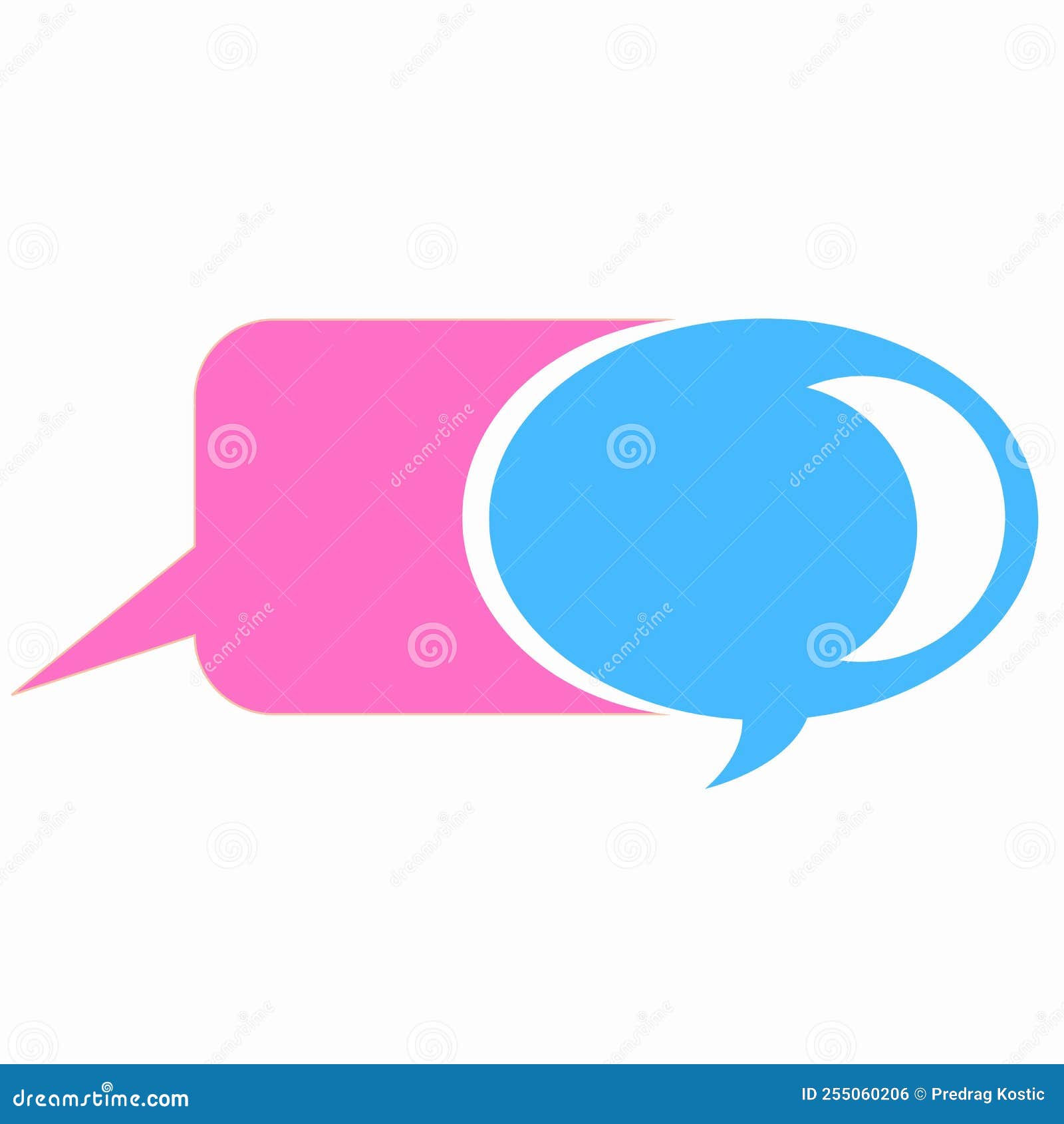 Callout Shape Message Bubble Connecting People Logo Icon On White ...