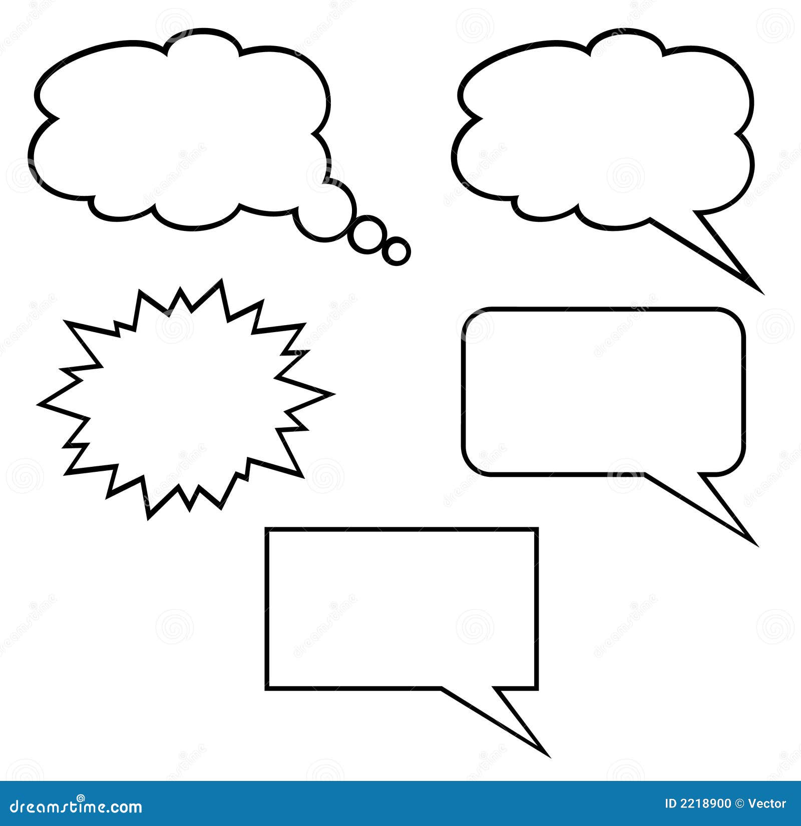 Callout Shapes Vector Illustration | CartoonDealer.com #58562020 Callout Shapes Vector Illustration | CartoonDealer.com #58562020