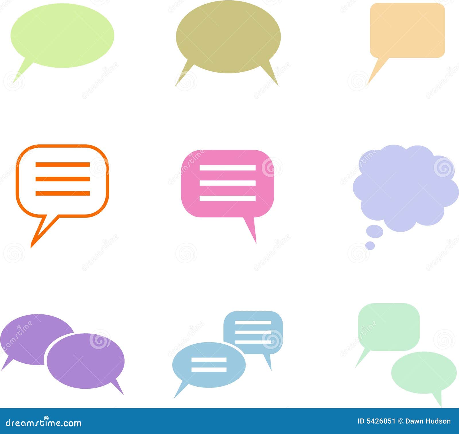 Callout shapes stock illustration. Illustration of communicate - 5426051