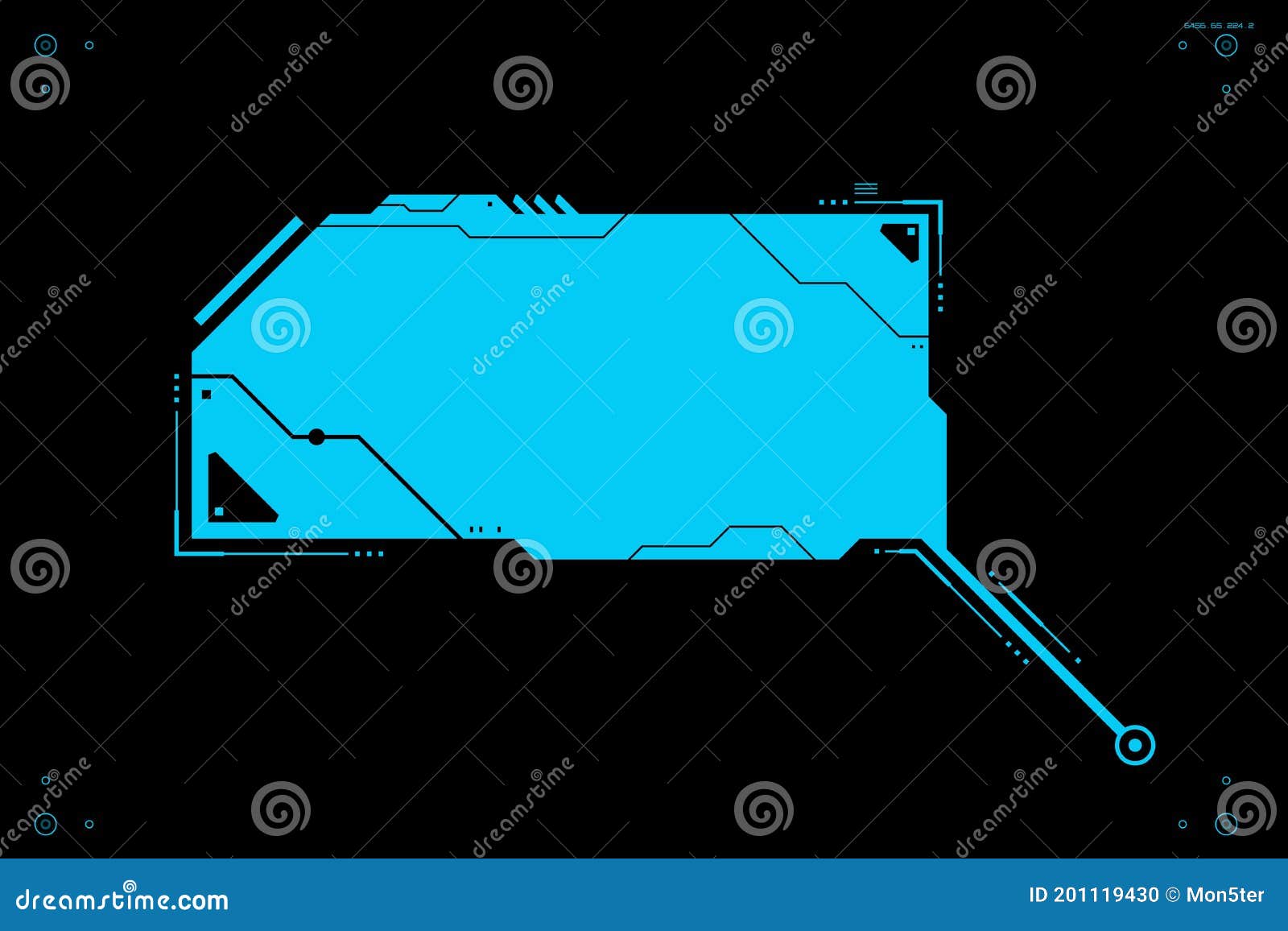 Callout Title Box Label in Futuristic HUD Style. Stock Vector ... Callout Title Box Label in Futuristic HUD Style. Stock Vector ...