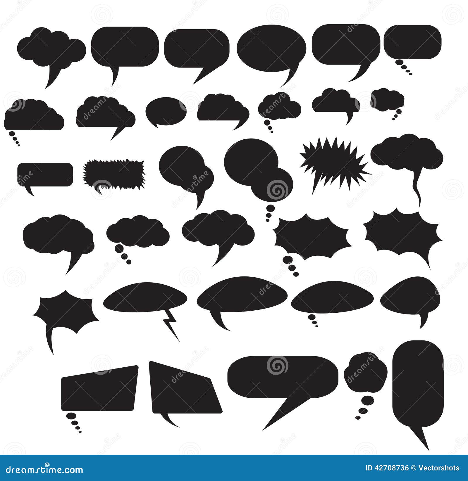 Callout Vectors stock illustration. Illustration of dialog - 42708736