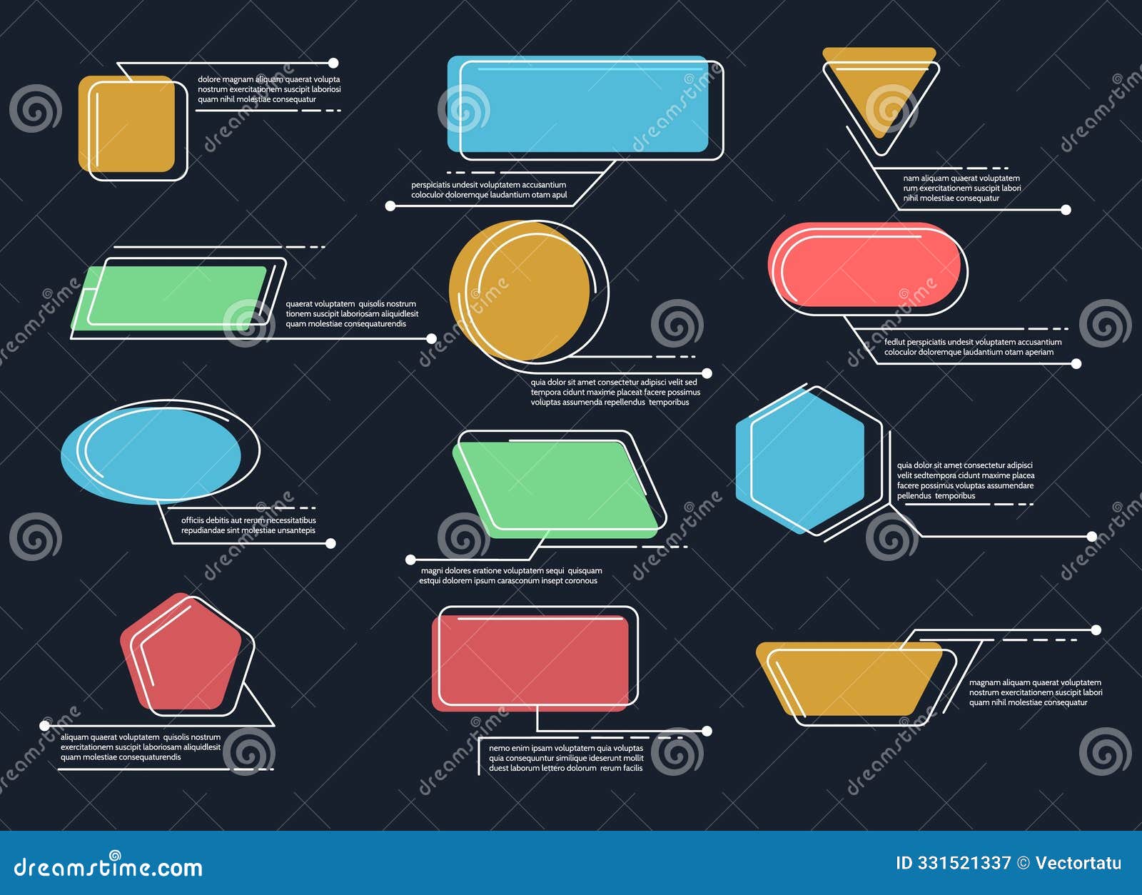 Callouts. Chat Communication Text Bars Digital Arrows Callouts Boxes ...