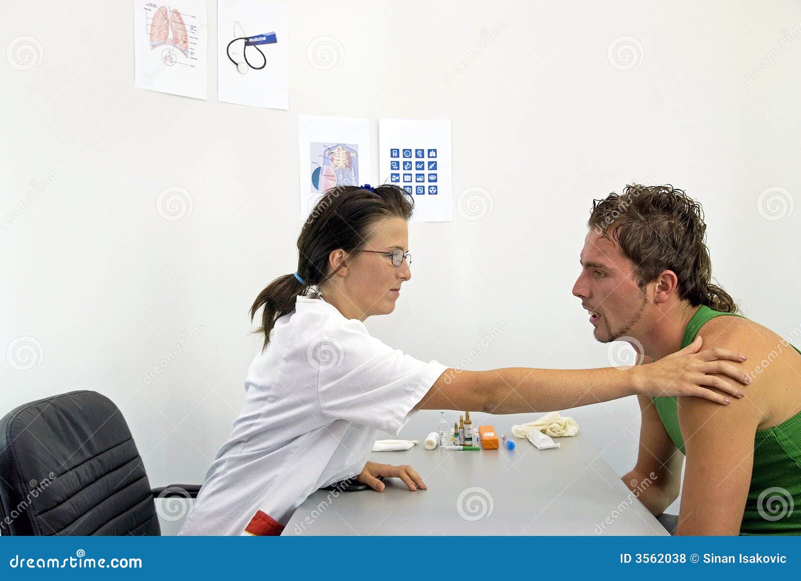 Calm stock photo. Image of laboratory, assistant, sickness - 3562038