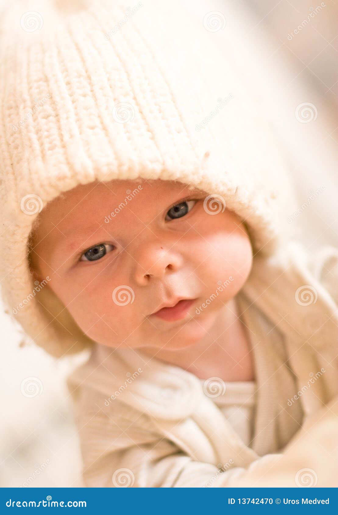 Calm baby stock photo. Image of caucasian, feeling, childcare - 13742470