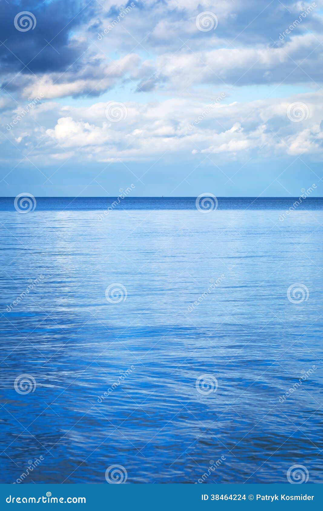 Calm Baltic Sea with Blue Sky. Stock Photo - Image of outdoor, european ...