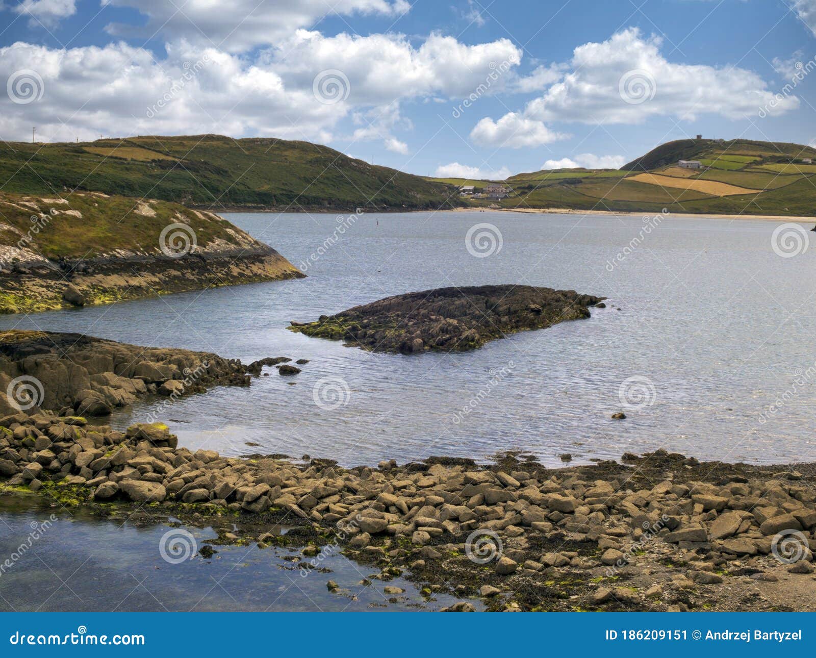 Calm Bay Surrounded by Hills Editorial Photo - Image of tranquility ...