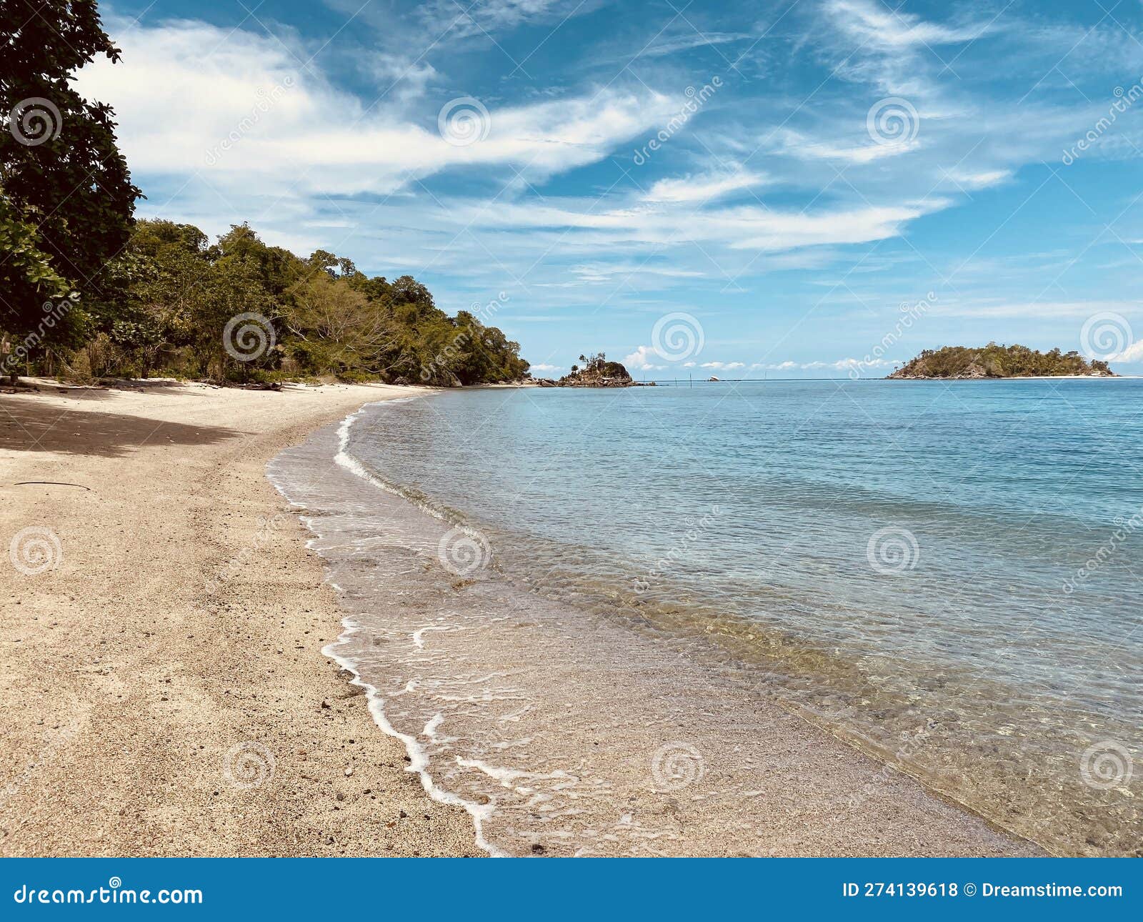 A Calm Beach stock photo. Image of sunny, calm, beach - 274139618