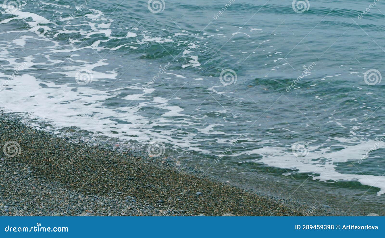 Calm Beach Waves on Shore. Waves on the Beach. Suitable for Background ...