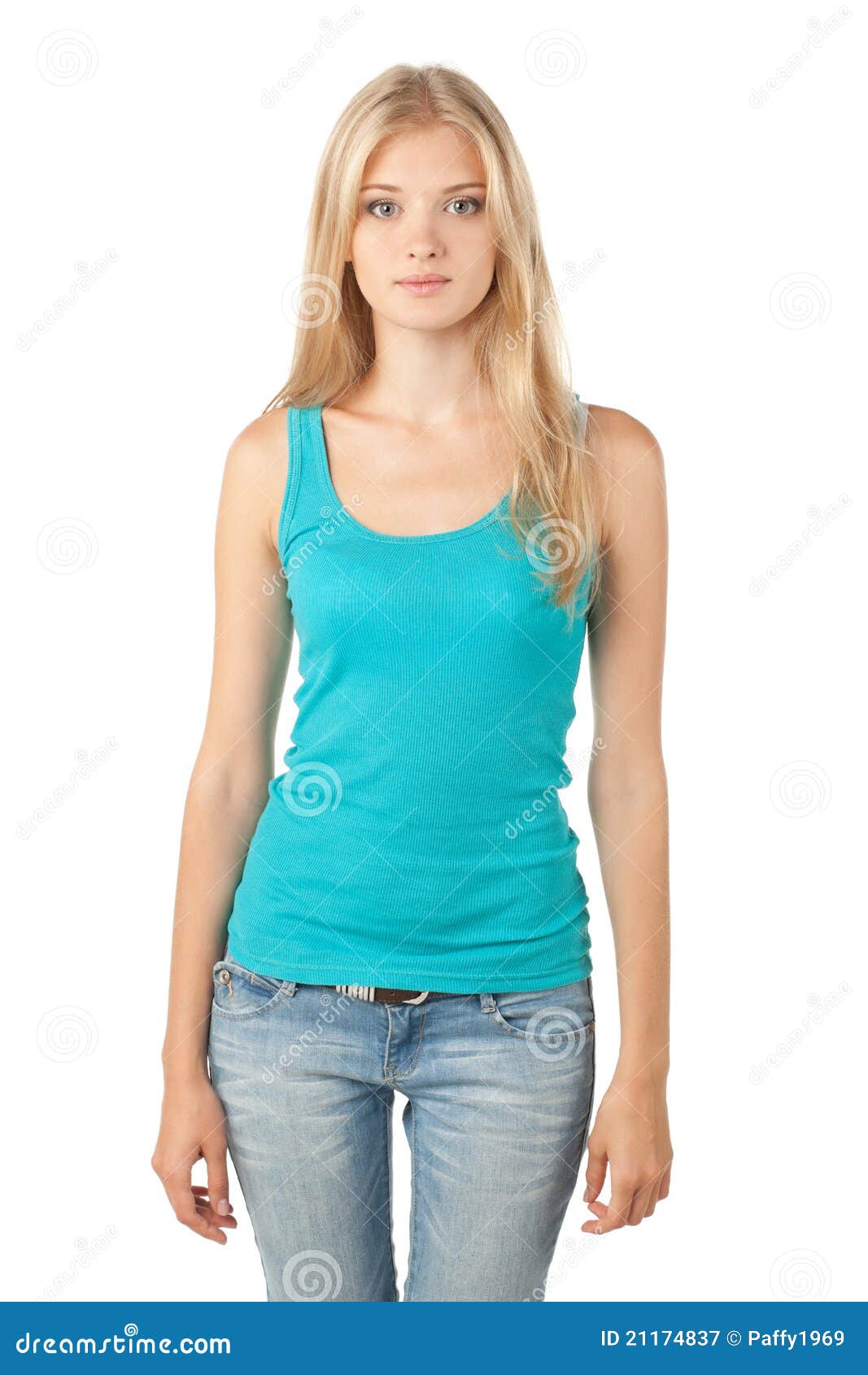 Calm blond female stock image. Image of person, calm - 21174837